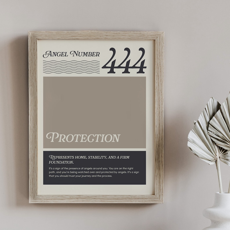 444 - Silver Guardian - Angel Number 444- Protective Energy and ...
