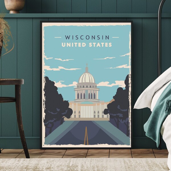 Wisconsin Capitol - Etsy
