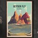 Nevada Travel Poster, Fly Geyser Print, Geyser Fly Artwork, Washoe ...