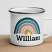 Kid Mug Personalized Enamel Mug for Kids Custom Enamel Mug - Etsy