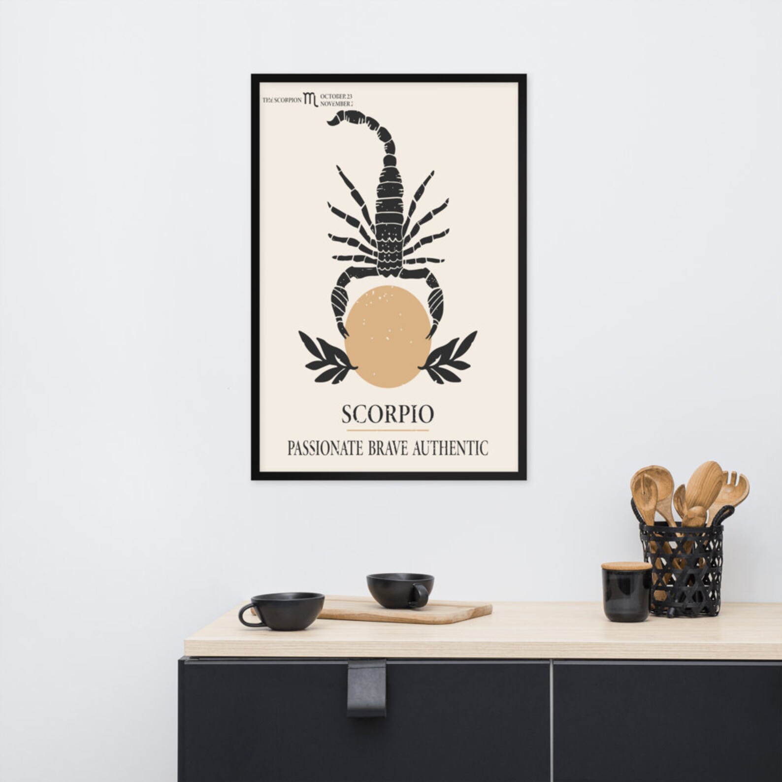 Scorpio Astrology Print Scorpio Zodiac Gifts Printable Wall - Etsy