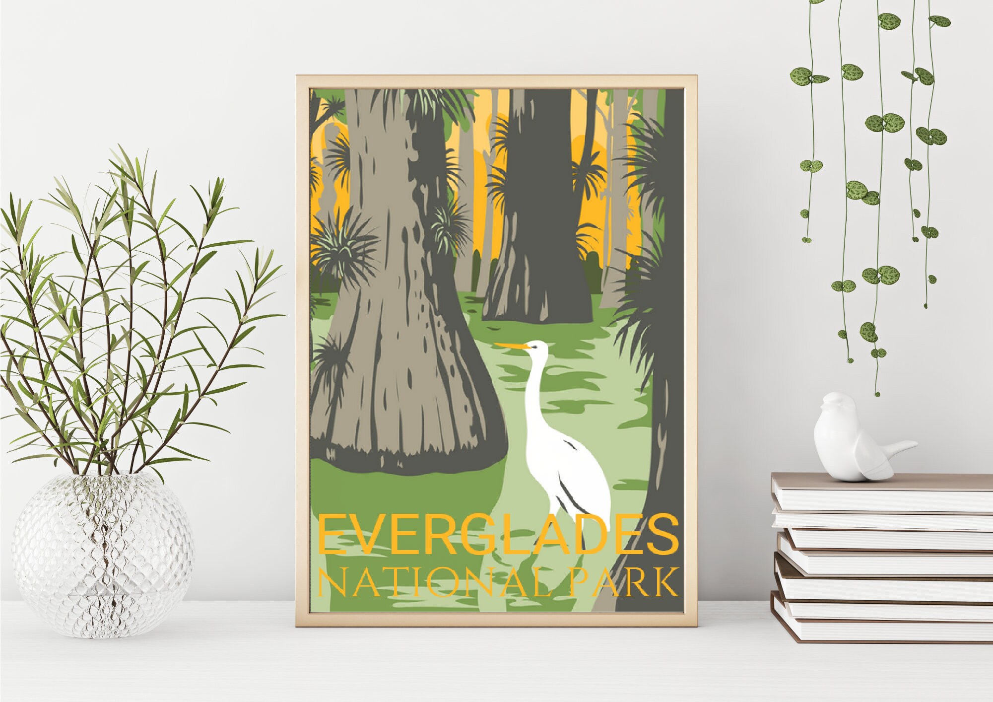 Everglades National Park Poster Swamp Poster Florida Print | Etsy