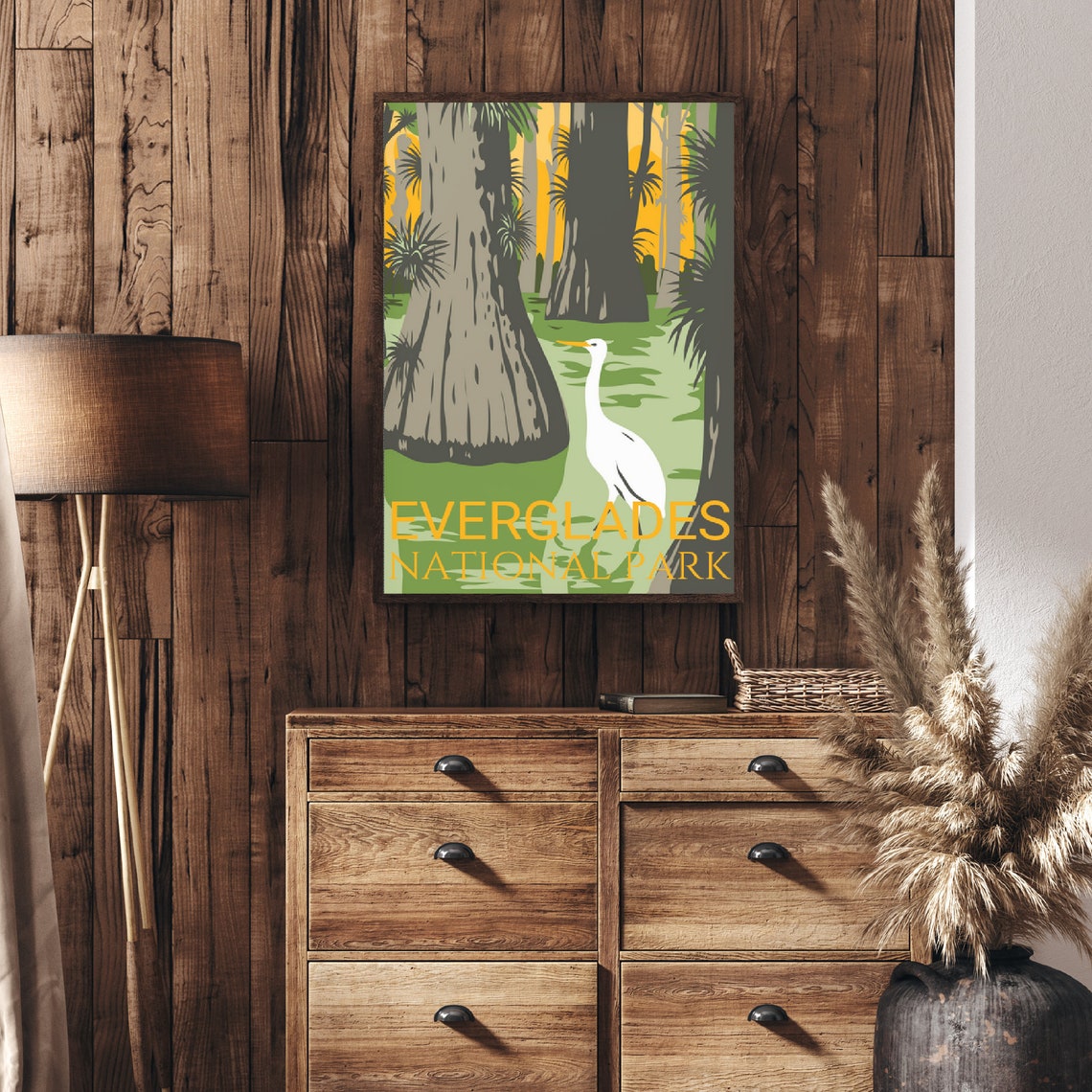Everglades National Park Poster Swamp Poster Florida Print | Etsy