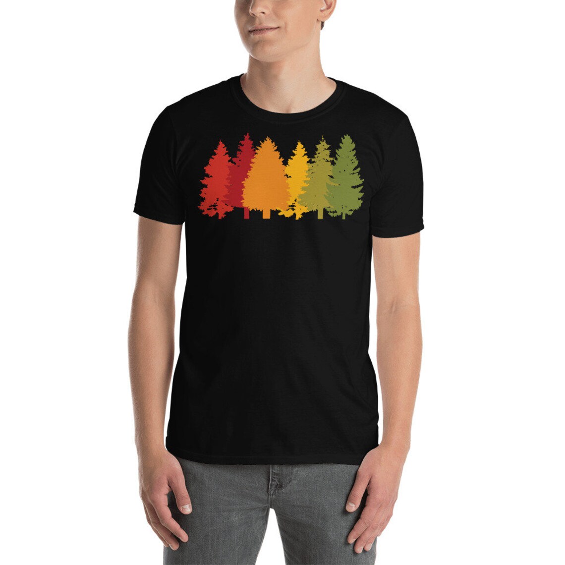 Pine Tree Shirt Pine Tree T Shirt Hiking T Shirt Mountains - Etsy