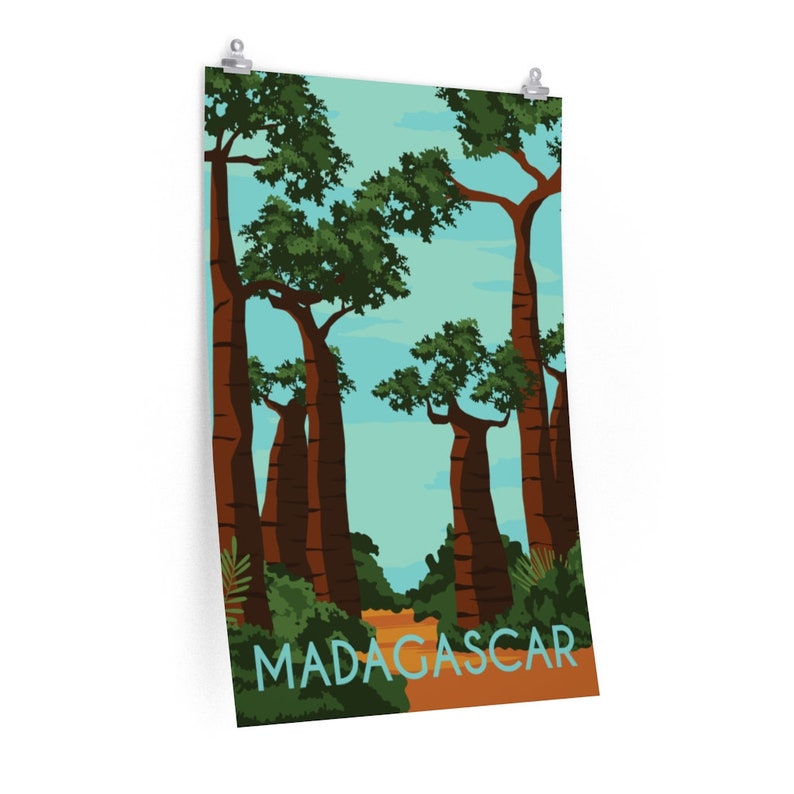 Madagascar Travel Poster Madagascar Print Madagascar Wall - Etsy