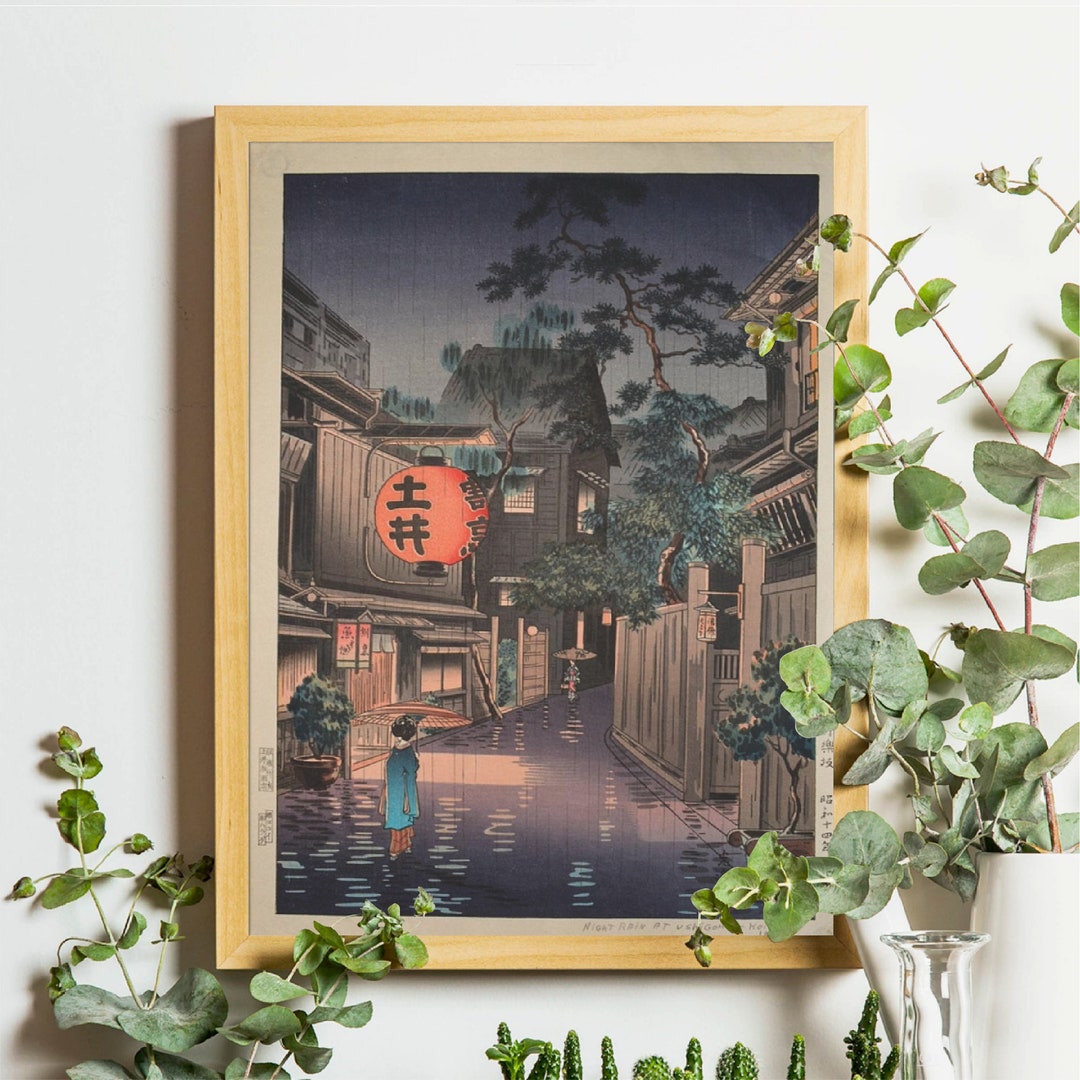Evening at Ushigome by Tsuchiya Koitsu, Japanese Print, Japanese Art, Japanese Gift Idea, Asian ...