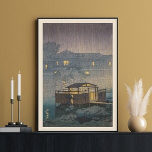 Japanese Art, Japanese Poster, the Shuzenji Onsen, Kawase Hasui ...