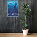 Atlantis Print the Lost City Vintage Travel Poster the Atlantic Print ...