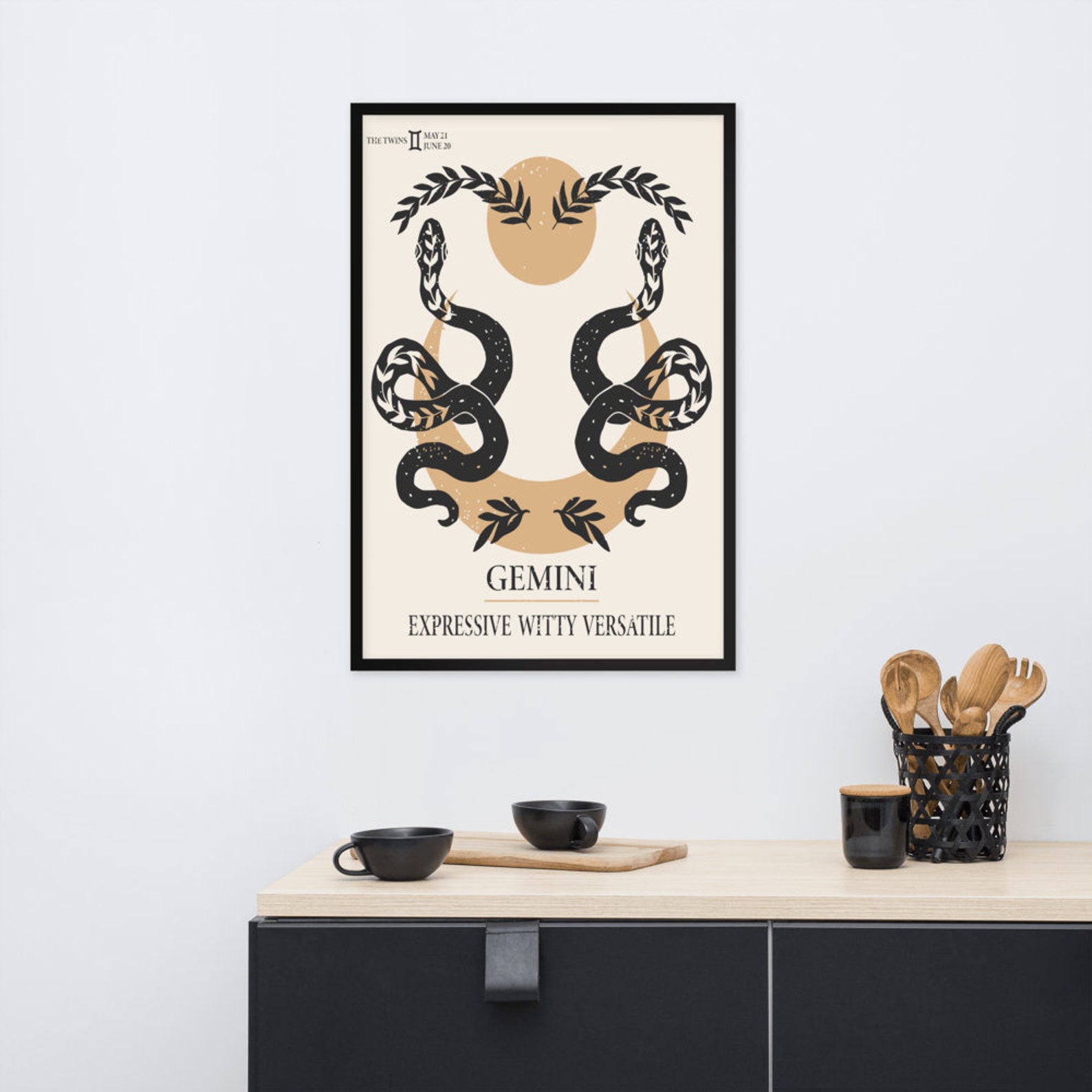 Gemini Astrology Print Gemini Zodiac Gifts Printable Wall - Etsy