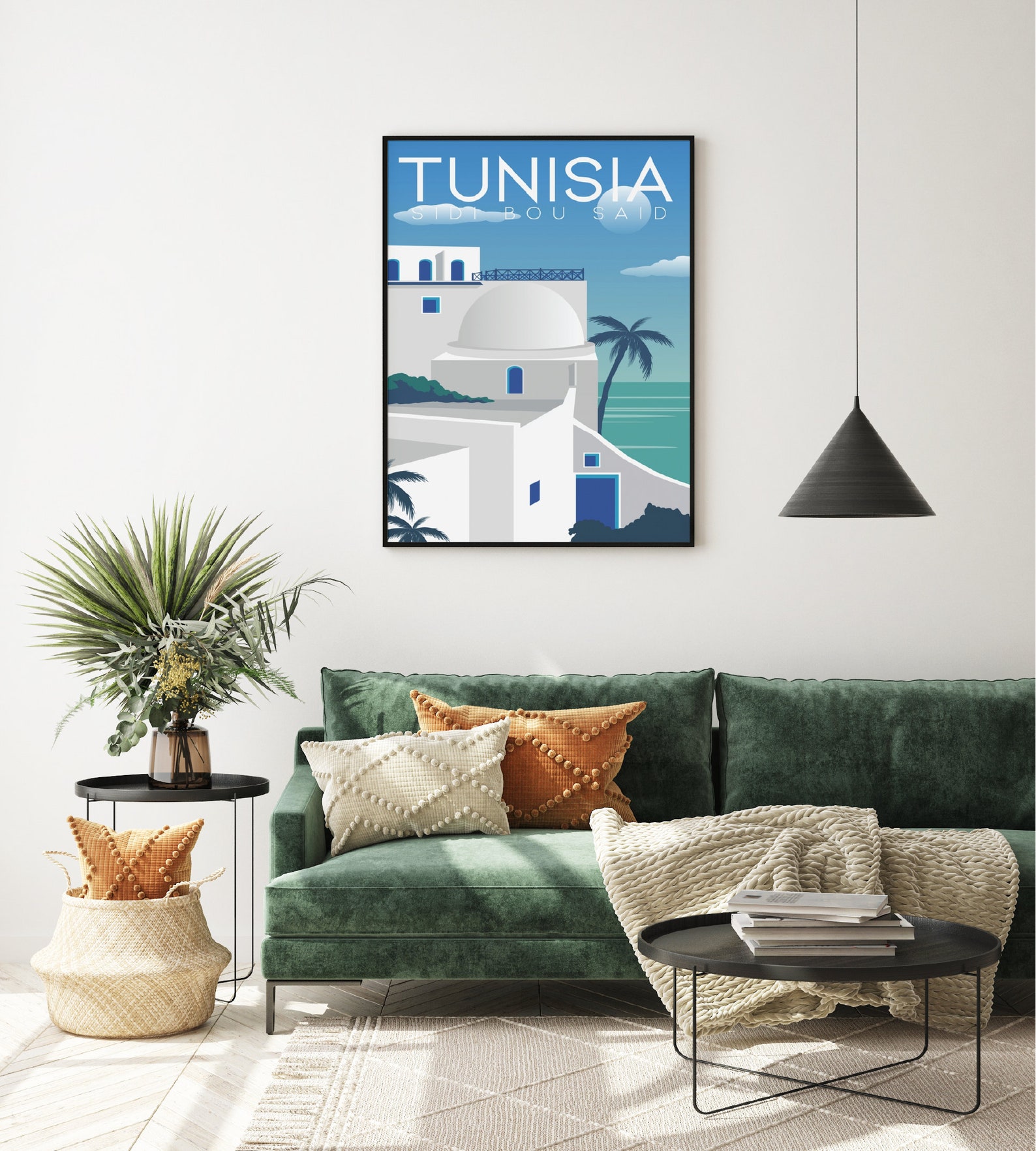 Tunisia Print Tunisia Poster Tunisia Travel Print Tunisia | Etsy