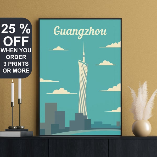 Canton Tower Print - Etsy