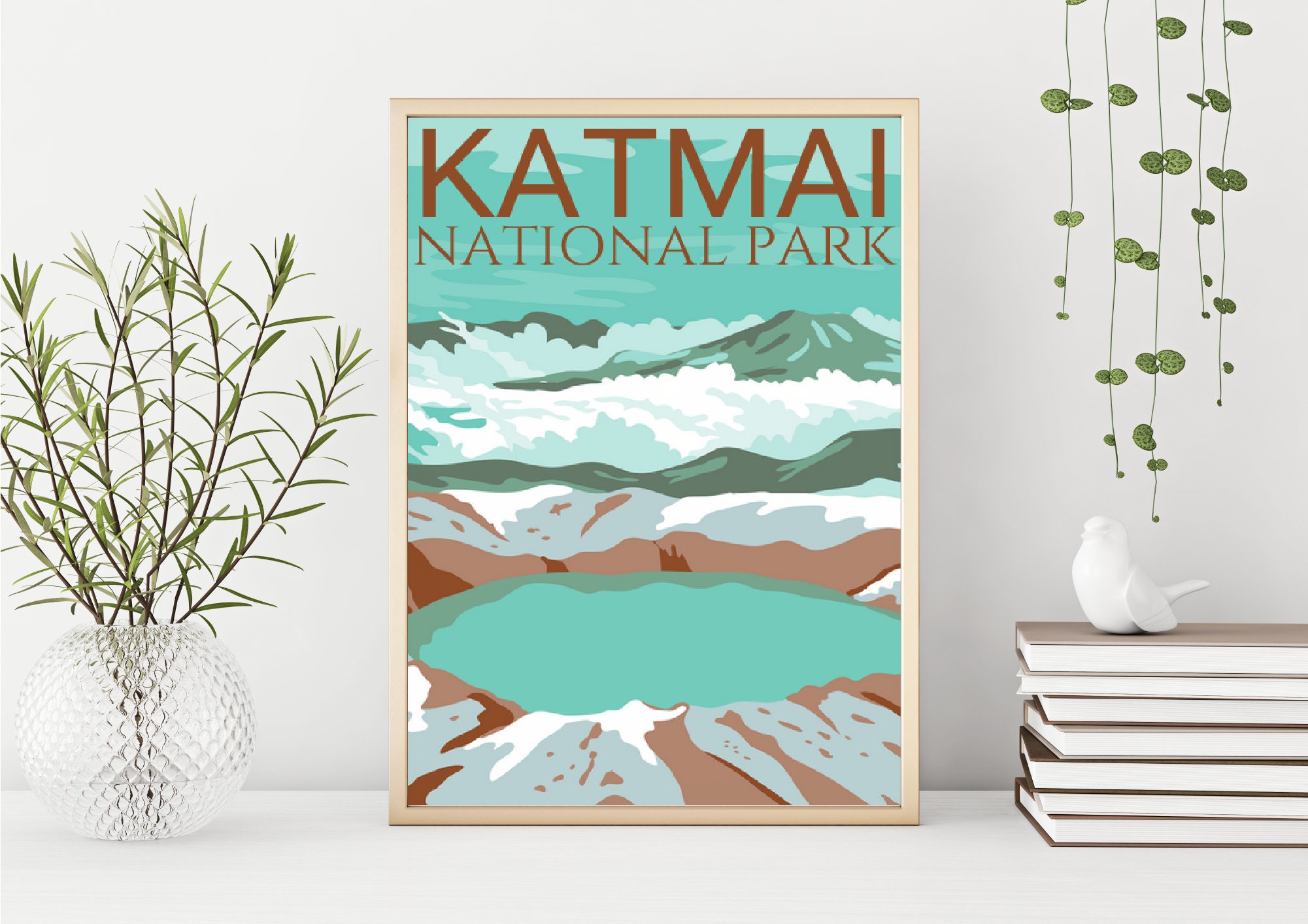 Katmai National Park Poster Katmai Alaska Print Katmai - Etsy