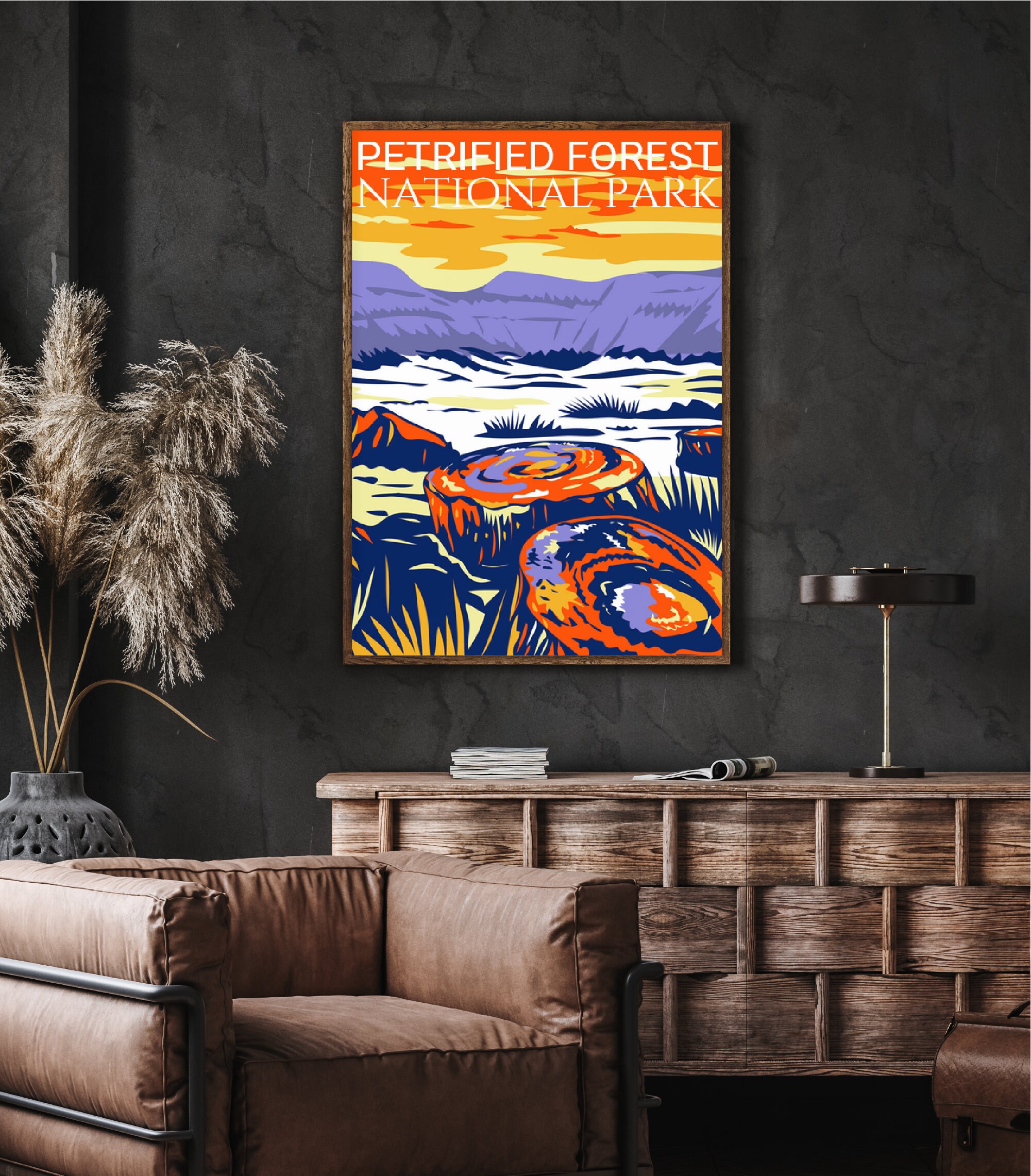 Petrified Forest National Park Poster National Park Print | Etsy
