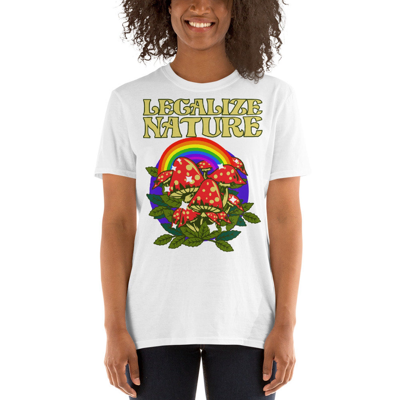 Mushroom Shirt Legalize Nature Mushroom Botanical Shirt - Etsy