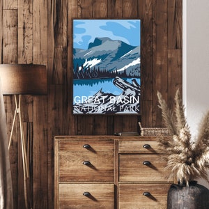 Great Basin National Park Poster, Great Basin Print, Bristlecone Pine ...