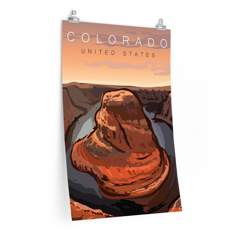 Lake Powell Travel Poster Lake Powell Utah Glen Canyon - Etsy