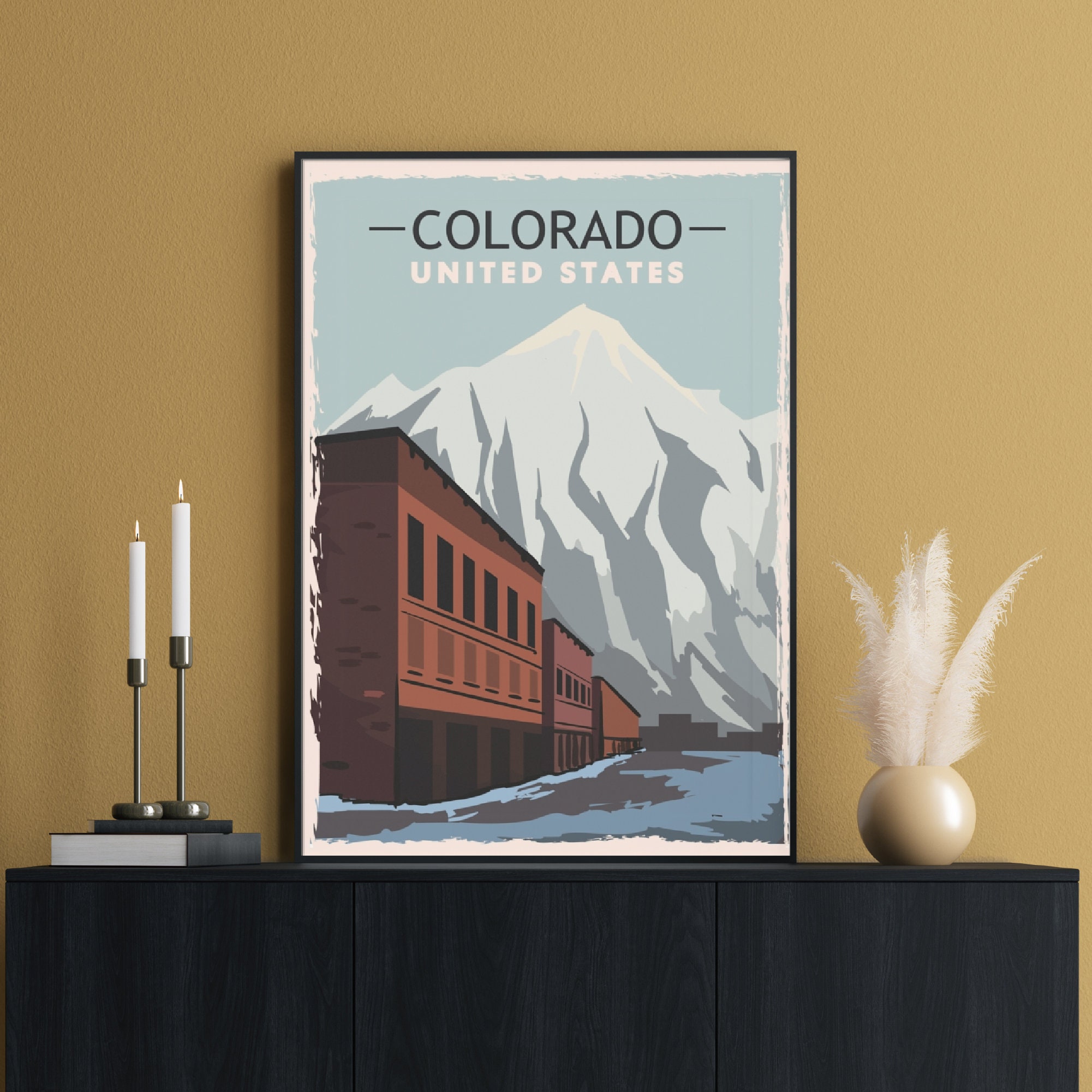 Colorado Travel Poster Colorado Art Colorado Poster - Etsy.de