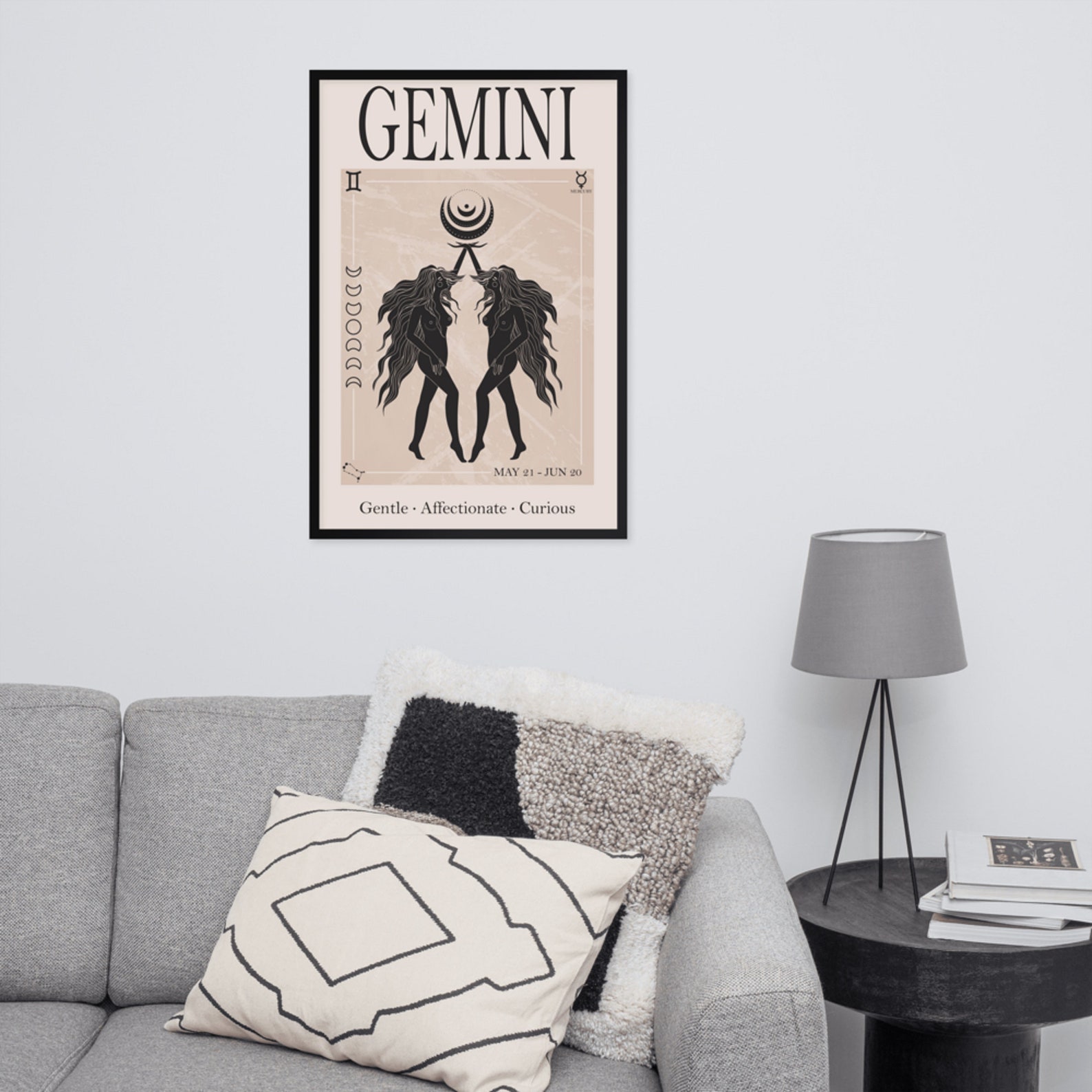 Gemini Astrology Print Gemini Zodiac Gifts Printable Wall | Etsy