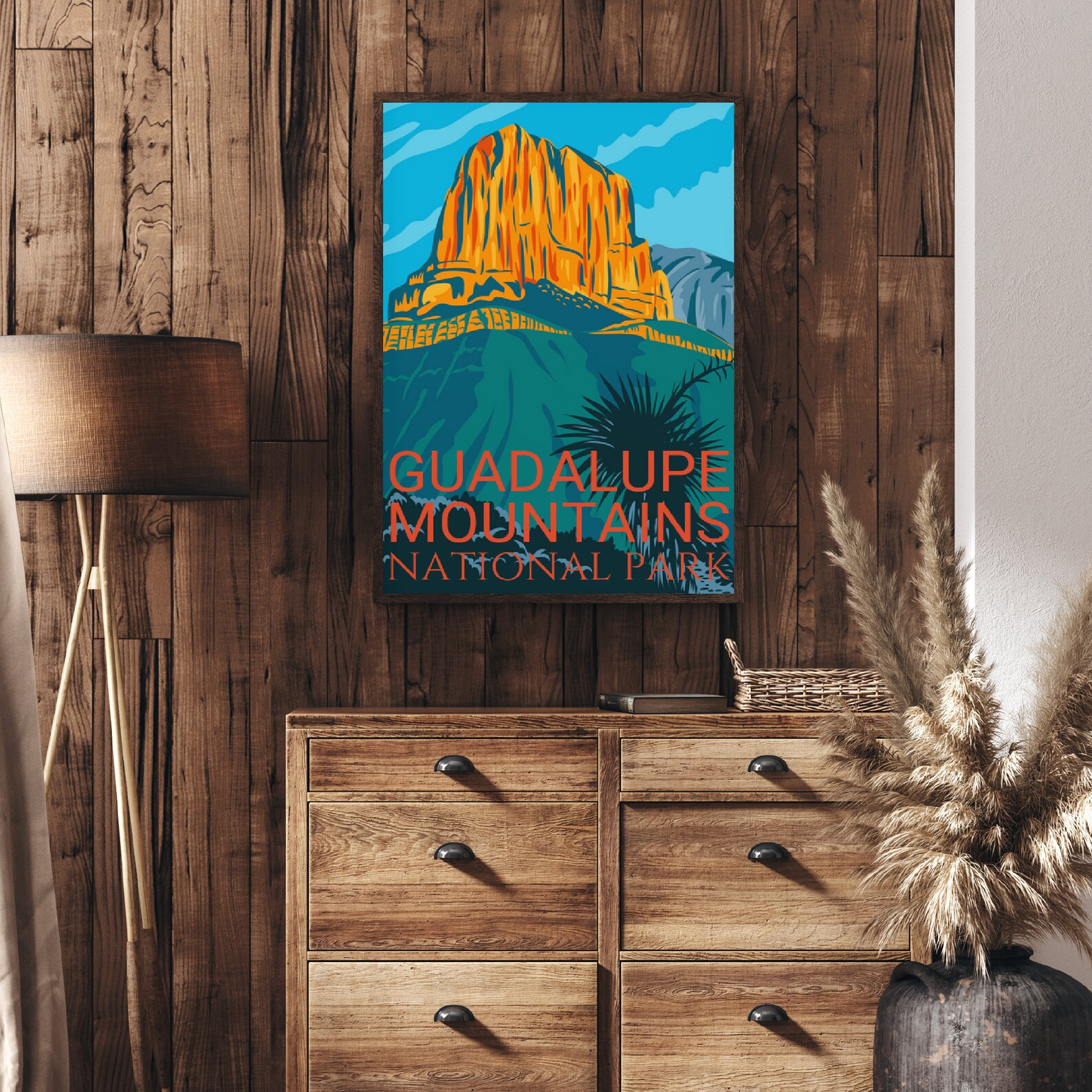 Guadalupe Mountains National Park Poster Texas Art Hiking - Etsy
