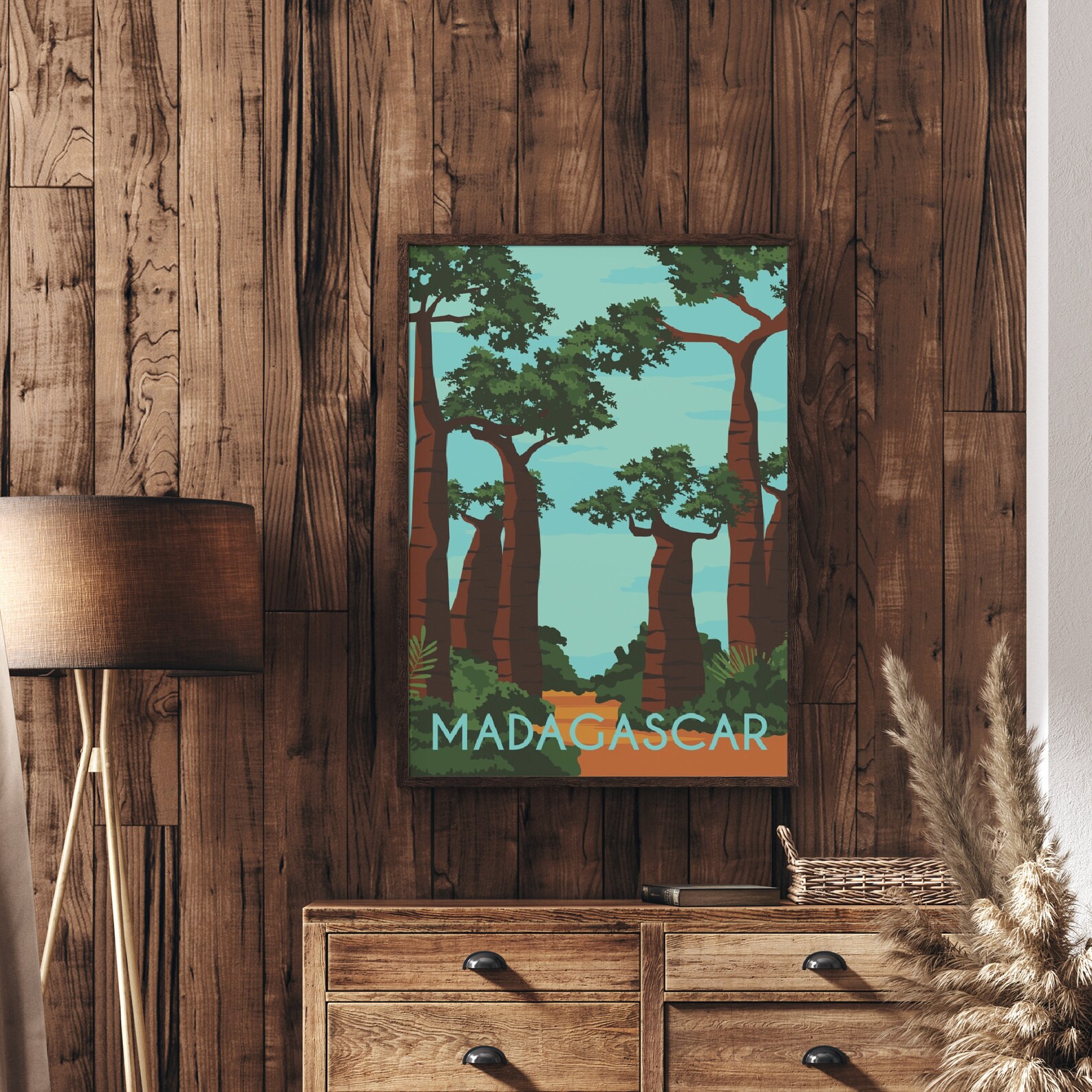Madagascar Travel Poster Madagascar Print Madagascar Wall - Etsy