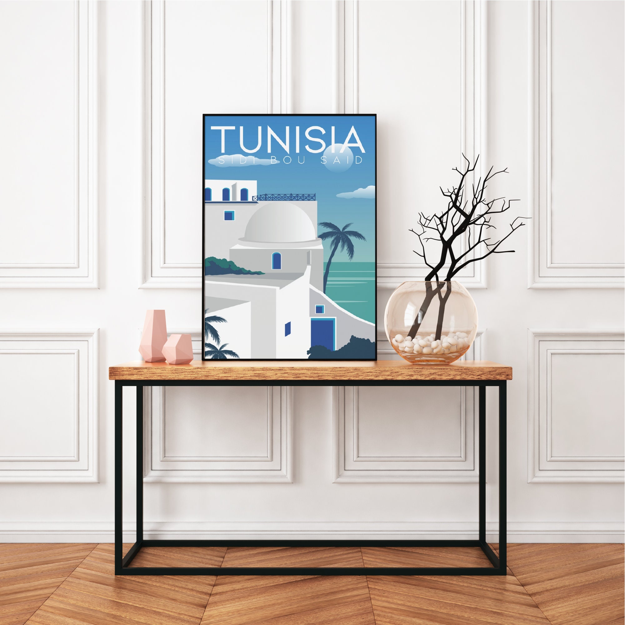Tunisia Print Tunisia Poster Tunisia Travel Print Tunisia | Etsy