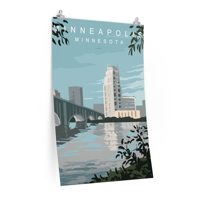 Minneapolis Art Print Minneapolis Skyline Minnesota Posters - Etsy