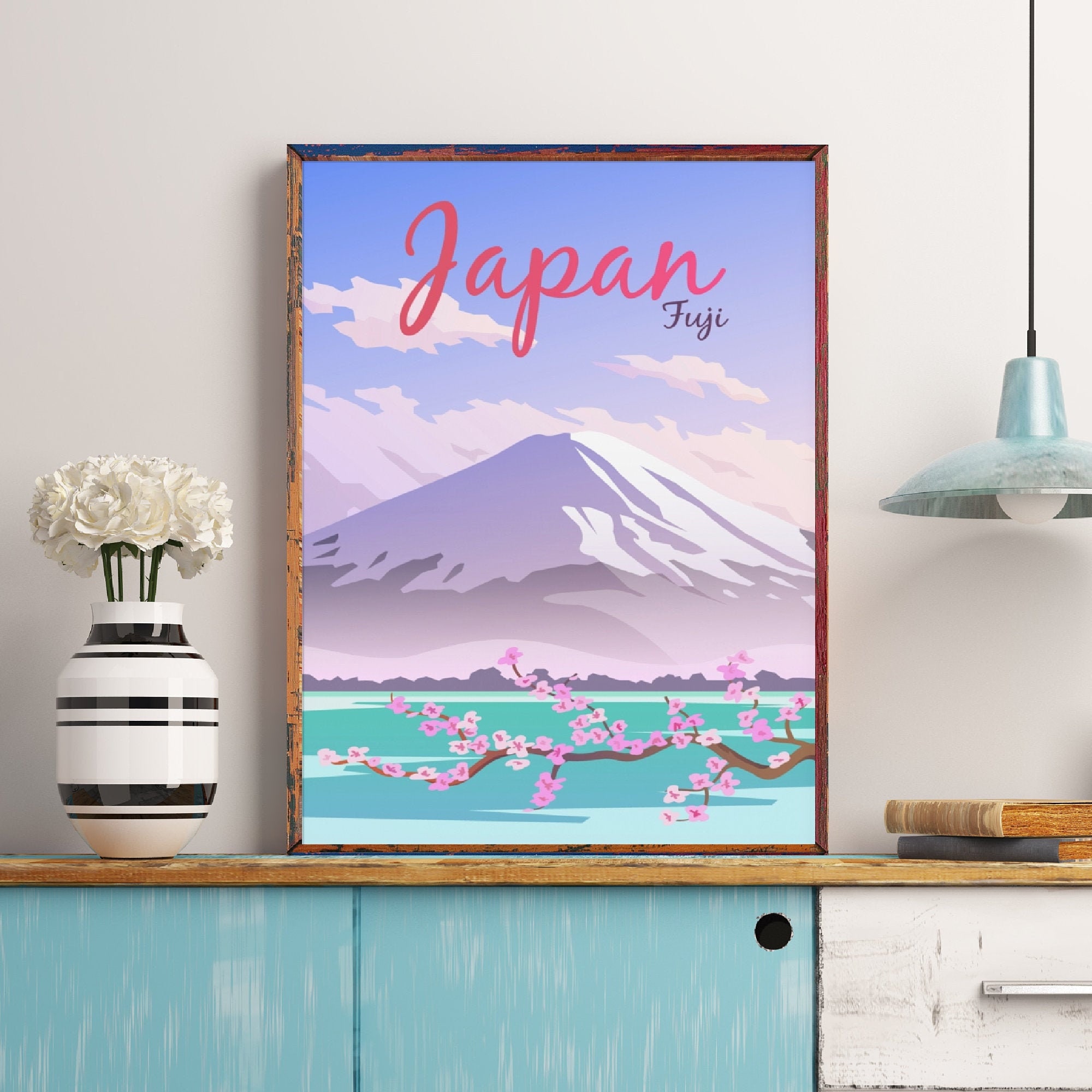Tokyo Japan Travel Poster Japan Poster Tokyo Skyline Japan | Etsy