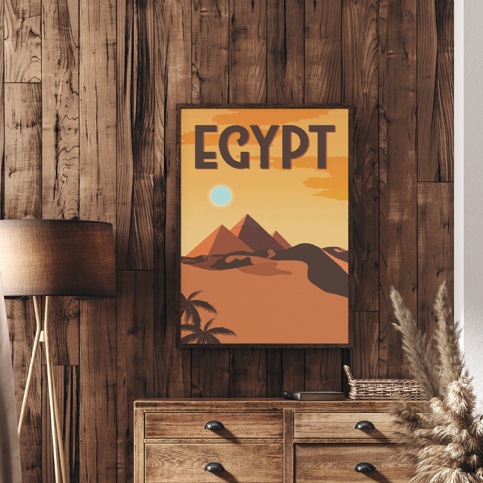 Egypt Travel Poster Egypt Pyramids of Giza Egypt Print - Etsy