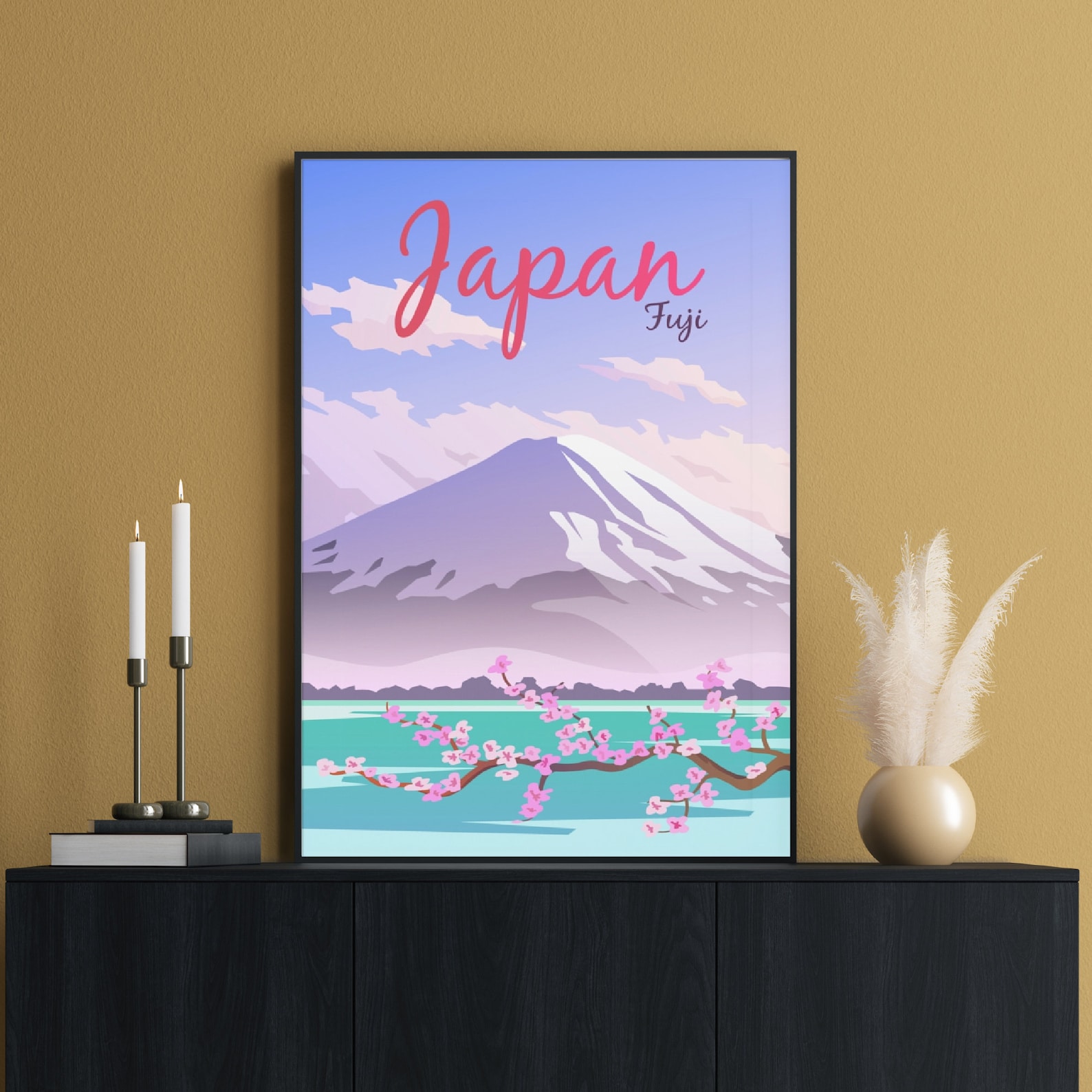 Tokyo Japan Travel Poster Japan Poster Tokyo Skyline Japan | Etsy