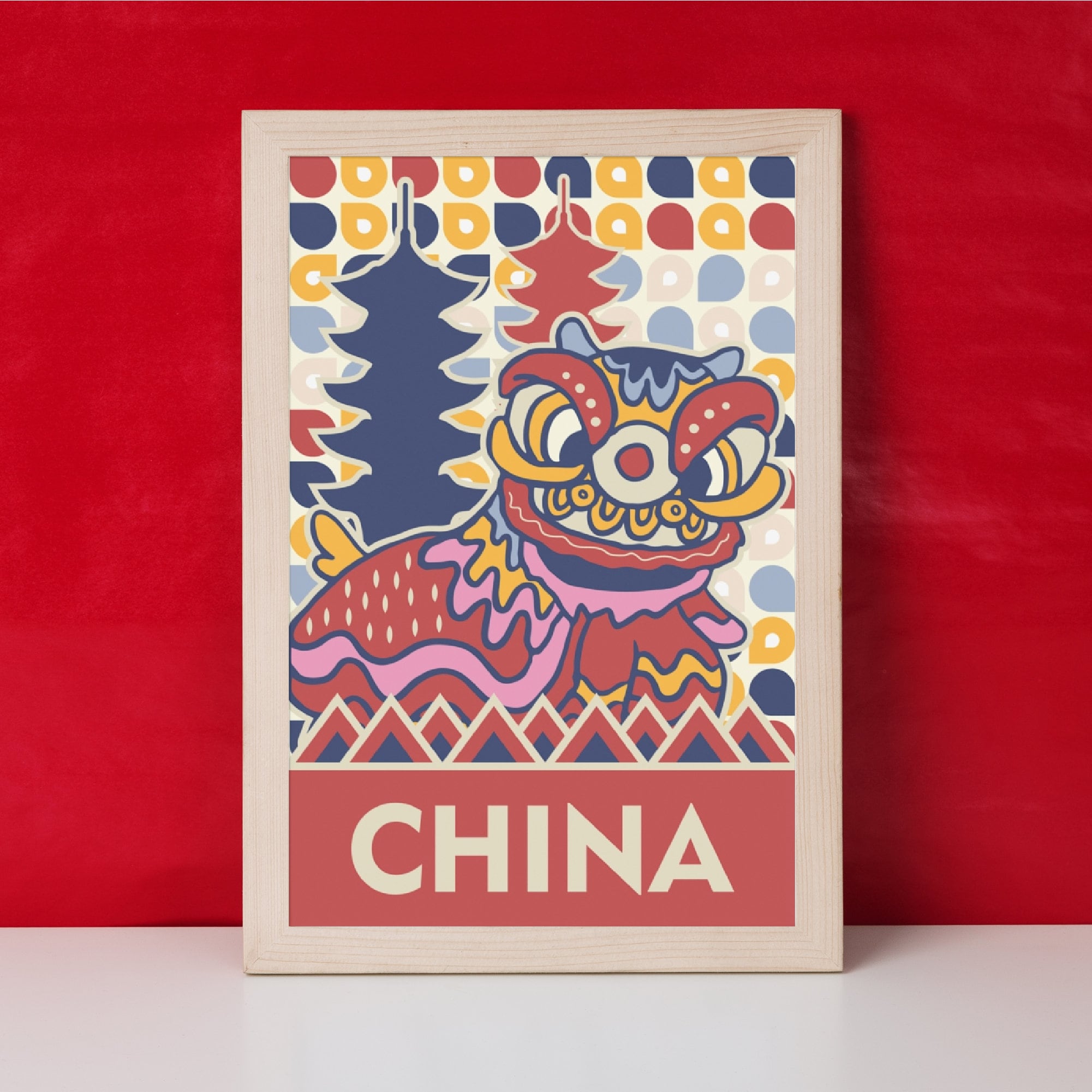 China Travel Poster Vintage China Poster Chinese Dragon | Etsy