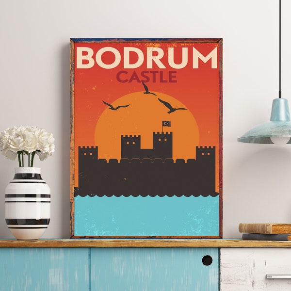 Bodrum Castle Poster - Etsy