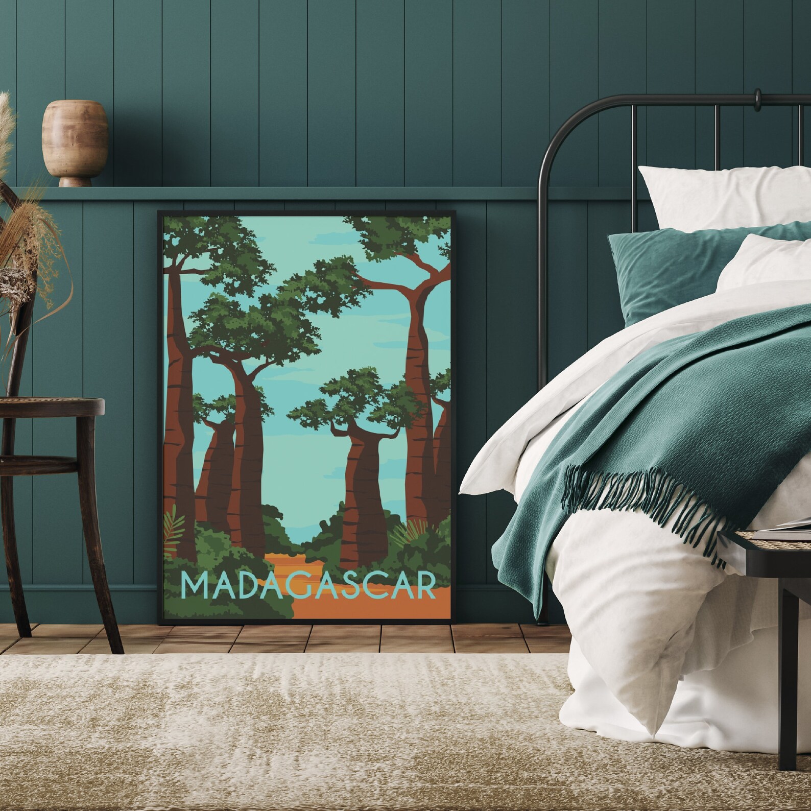 Madagascar Travel Poster Madagascar Print Madagascar Wall | Etsy