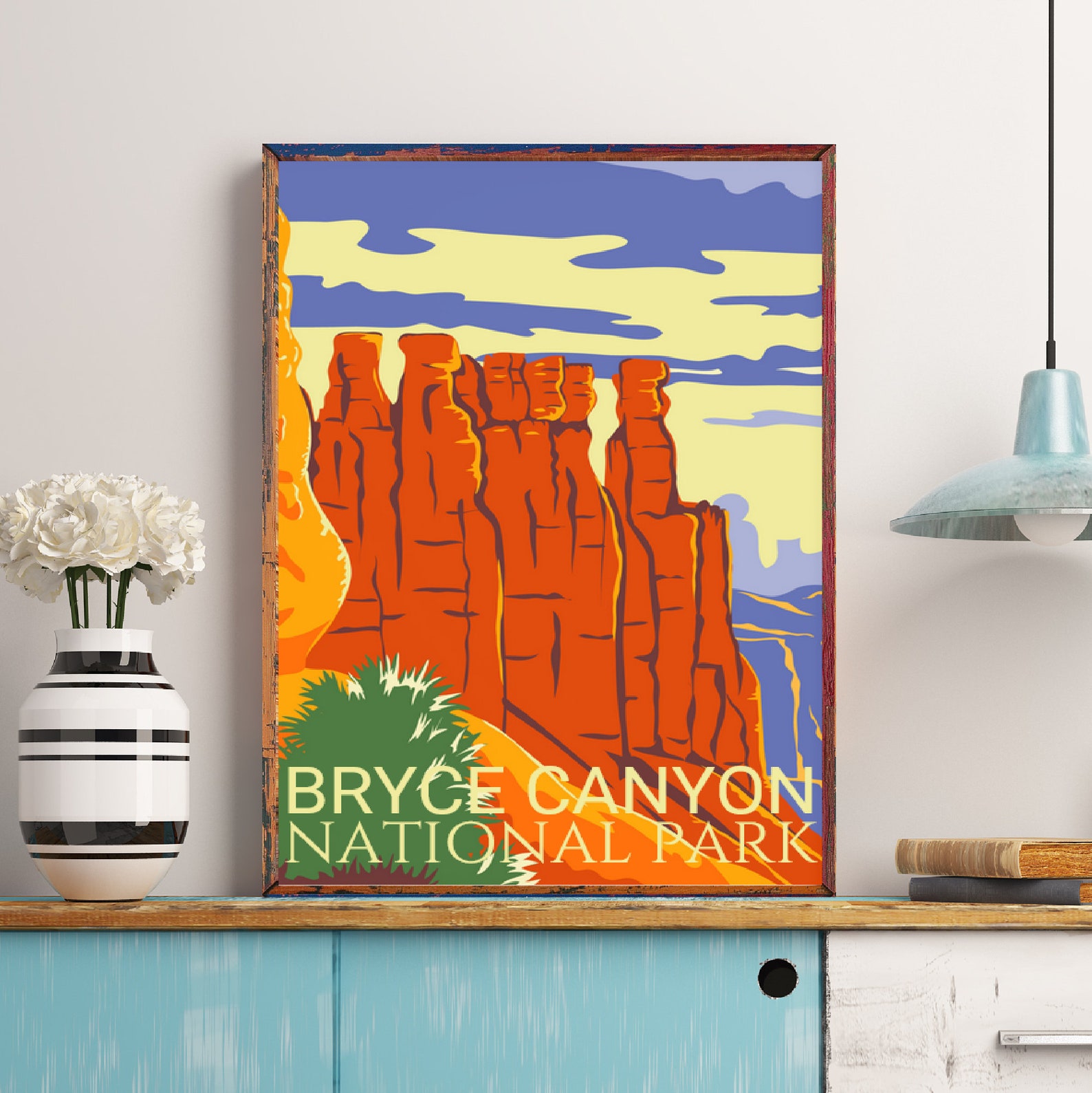Bryce Canyon National Park Poster Utah National Park Travel | Etsy
