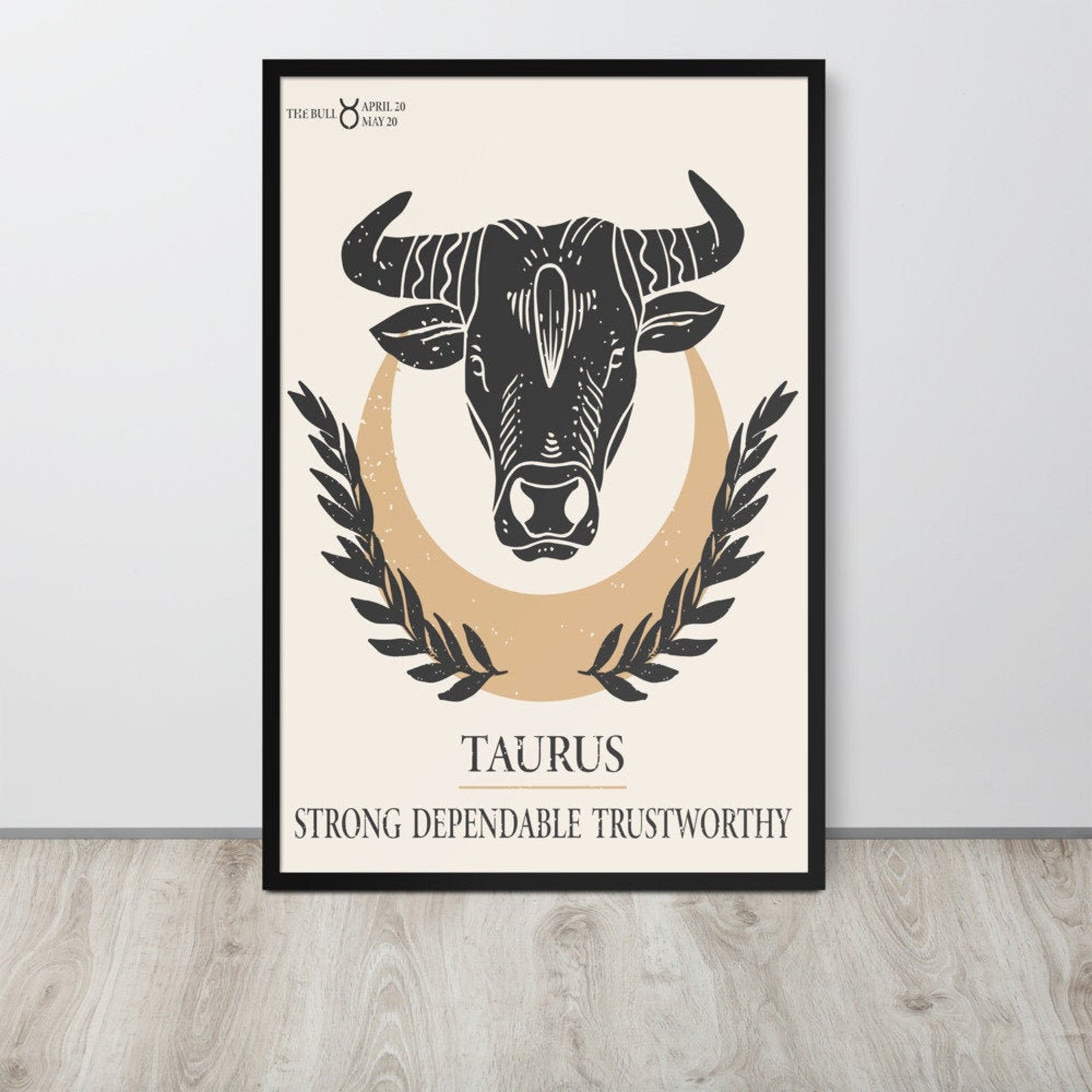 Taurus Astrology Print Taurus Zodiac Gifts Printable Wall | Etsy