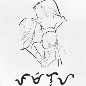 Personalized Hand Written Baybayin, Filipino Gift, Baybayin Script Wall ...
