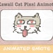 ANIMATED EMOTES Kawaii Crying Sad Cat , Cute Crying Cat Twitch Emote ...