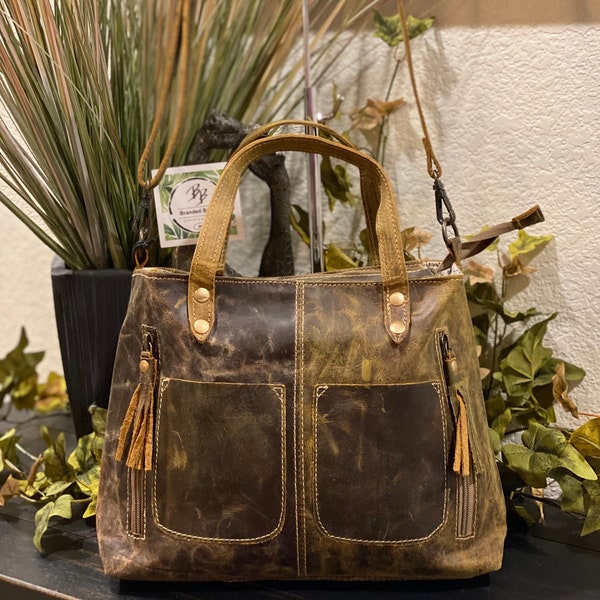 Distressed Bag - Etsy