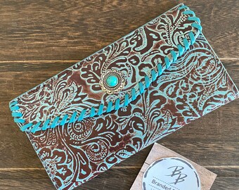 Turquoise Wallet | Etsy