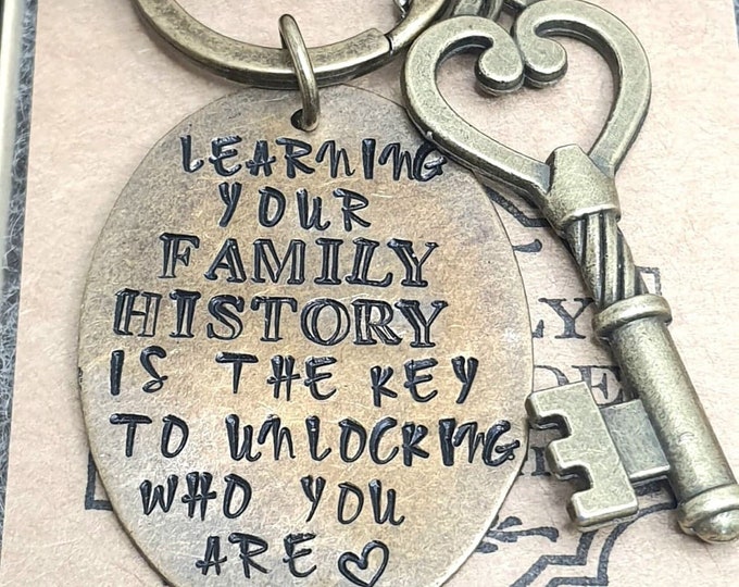 Family History Gift, Ancestry Gift, Genealogy Gifts, Handstamped ...