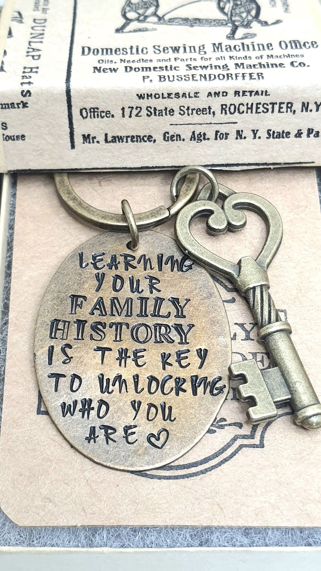 Family History Gift, Ancestry Gift, Genealogy Gifts, Handstamped ...