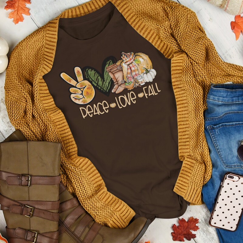 Peace Love Fall - Etsy