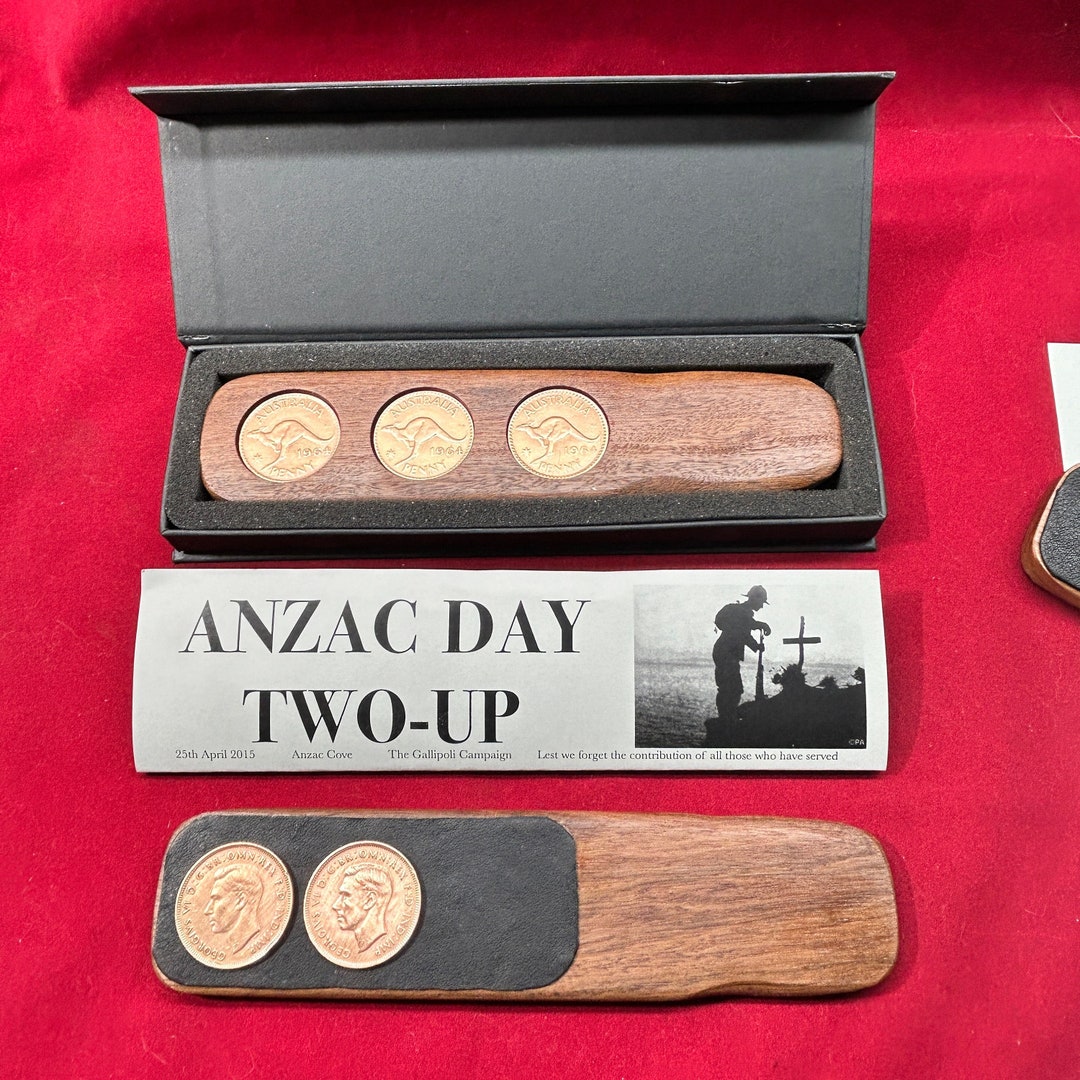 1985 Australian Penny ANZAC Day Two-up Game Set. 40th Birthday Gift ...