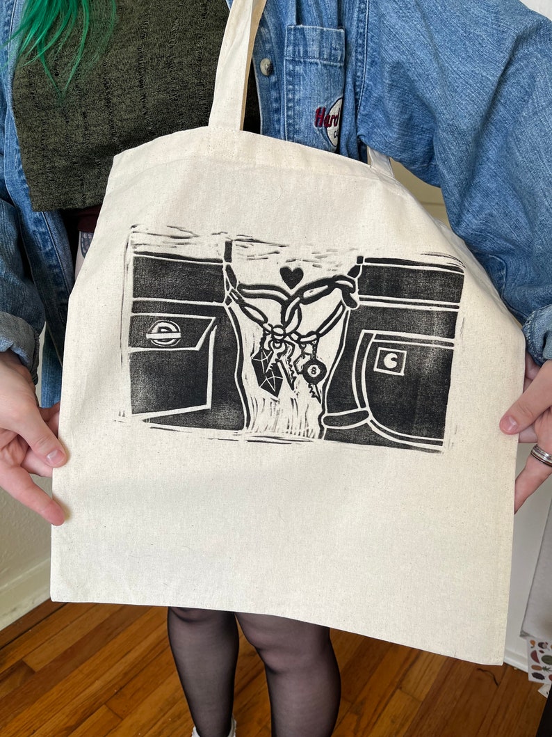 Interlocked Carabiners Lesbian & Sapphic Pride Relief Print Tote Bag - Etsy