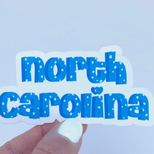 Carolina Girl Vinyl Sticker North Carolina Sticker South - Etsy