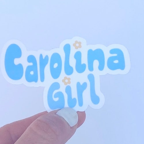 Carolina Girl Vinyl Sticker North Carolina Sticker South - Etsy