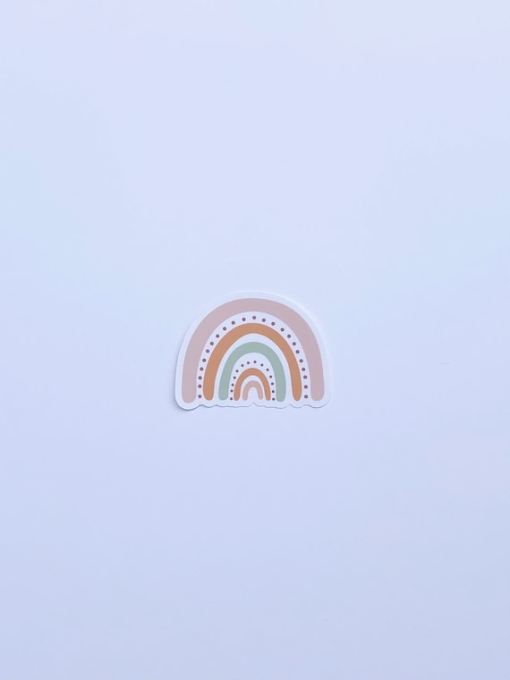 Planner Multicolor Boho Rainbow Sticker Laptop Sticker Notebook Sticker ...