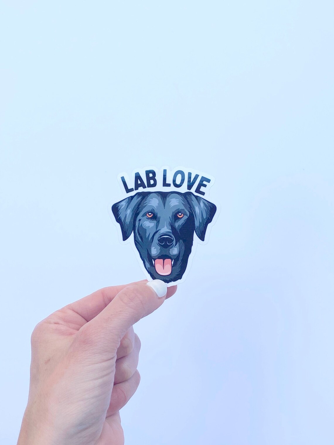 Labrador Retriever Sticker Lab Love - Etsy