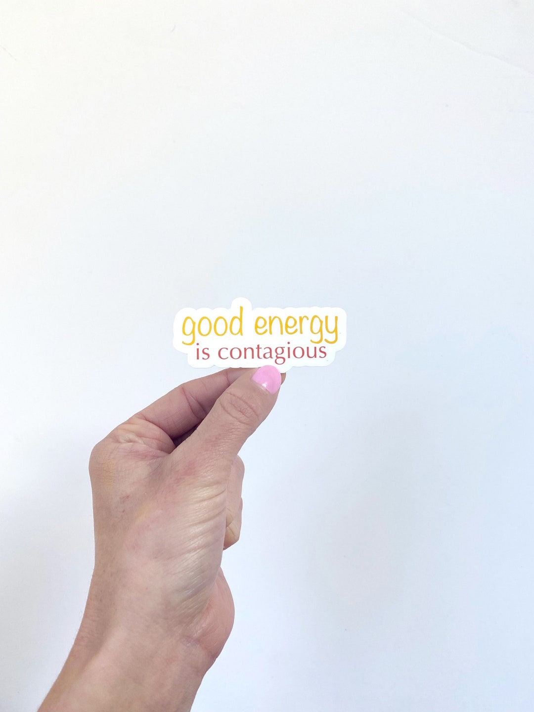 Good Energy Sticker Inspirational Decals - Etsy