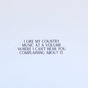 Country Music Sticker - Etsy