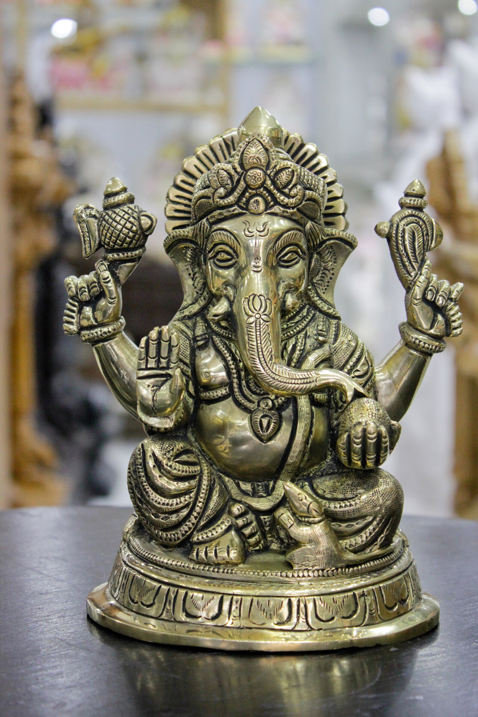 Lord Ganesha Statue Made From Brass, Ganesha Statue, Ganesha Statue 6 ...
